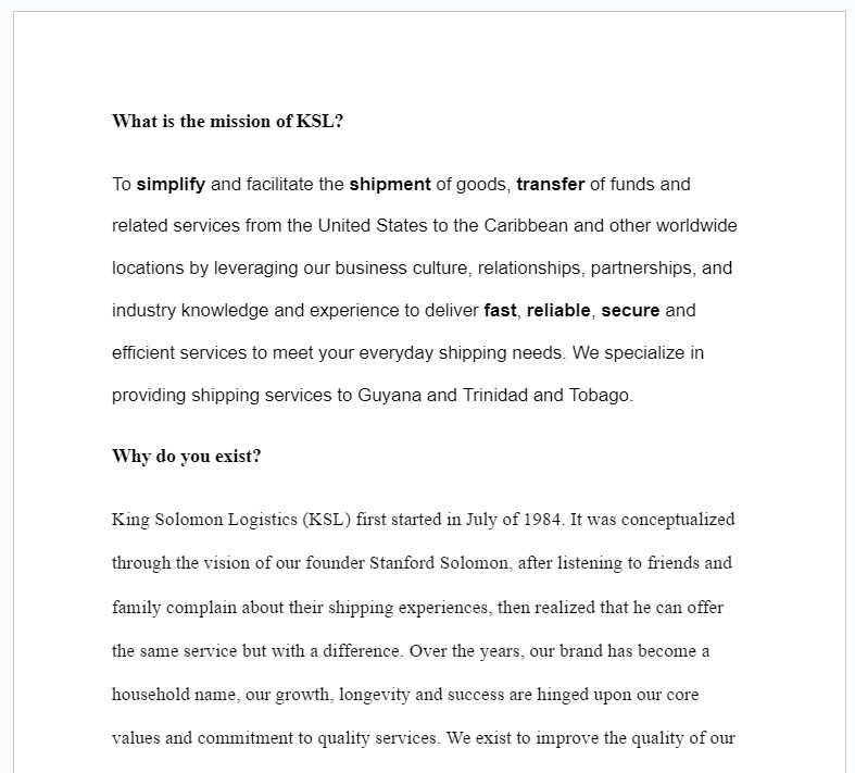 King Solomon Logistics Case Study: Embracing a New Era of Branding